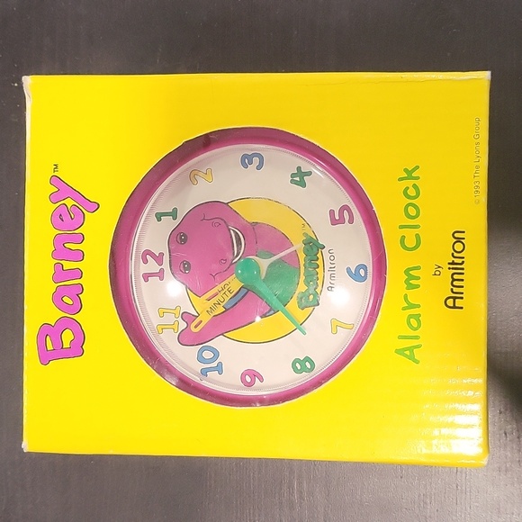 Armitron | Other | Barney Alarm Clock By Armitron | Poshmark